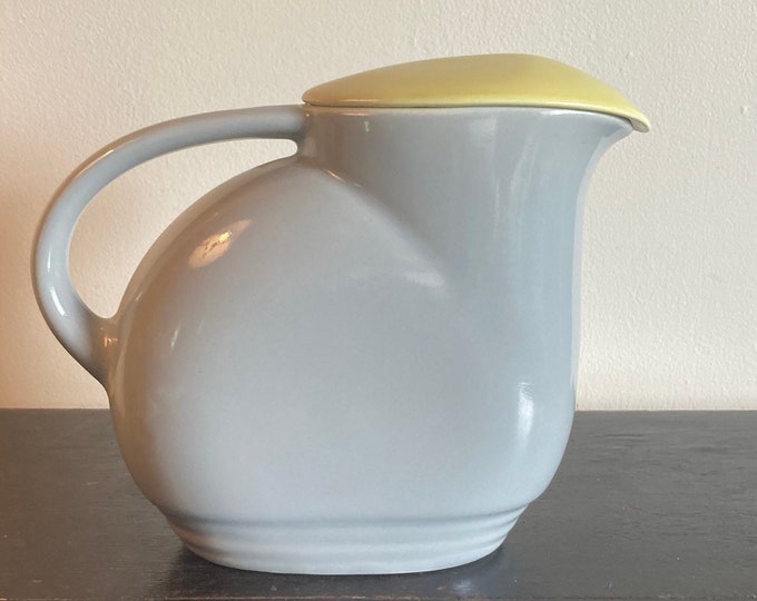 Vintage Hall GE Refrigerator Pitcher General Electric Pitcher Yellow ...