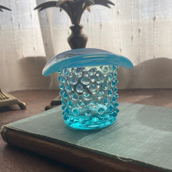 Blue Glass Top Hat - Etsy