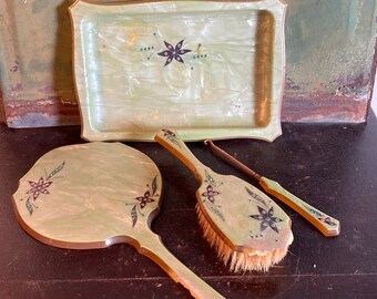 Bakelite Vanity Set - Etsy