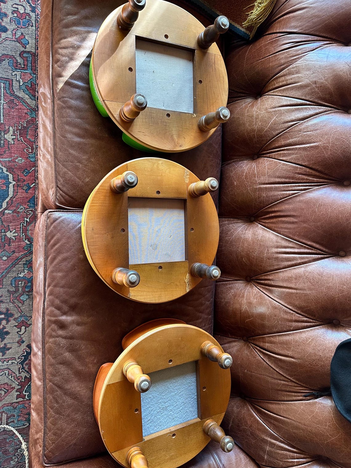 MCM Vintage Stacking Ottoman Stools ~ Danish or Ethan Allen/thomasville ...