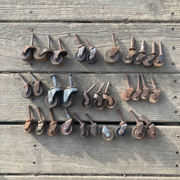 Vintage Castor Wheels - Etsy