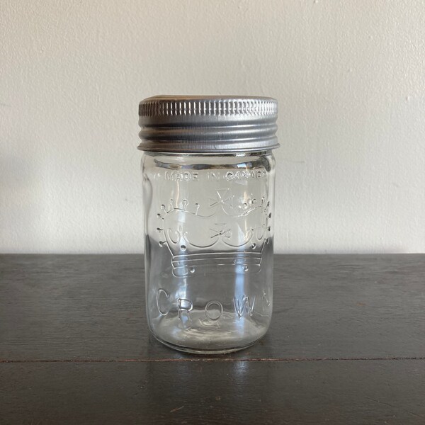 Crown Mason Jar - Etsy