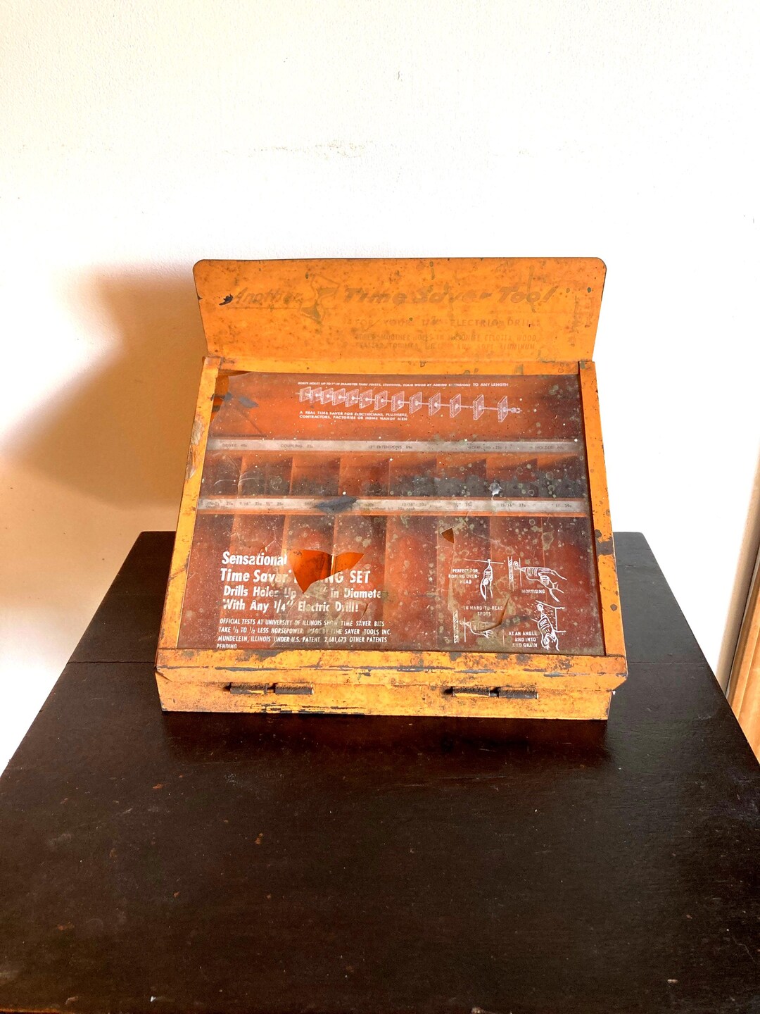 Vintage Sensational Time Save Boring Set Display ~ Metal Hardware ...