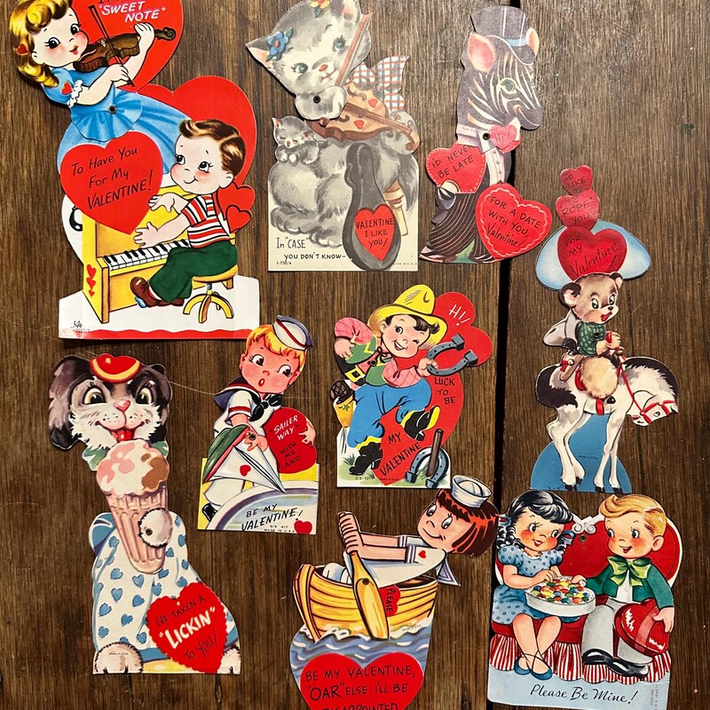 1950s Valentines Day - Etsy