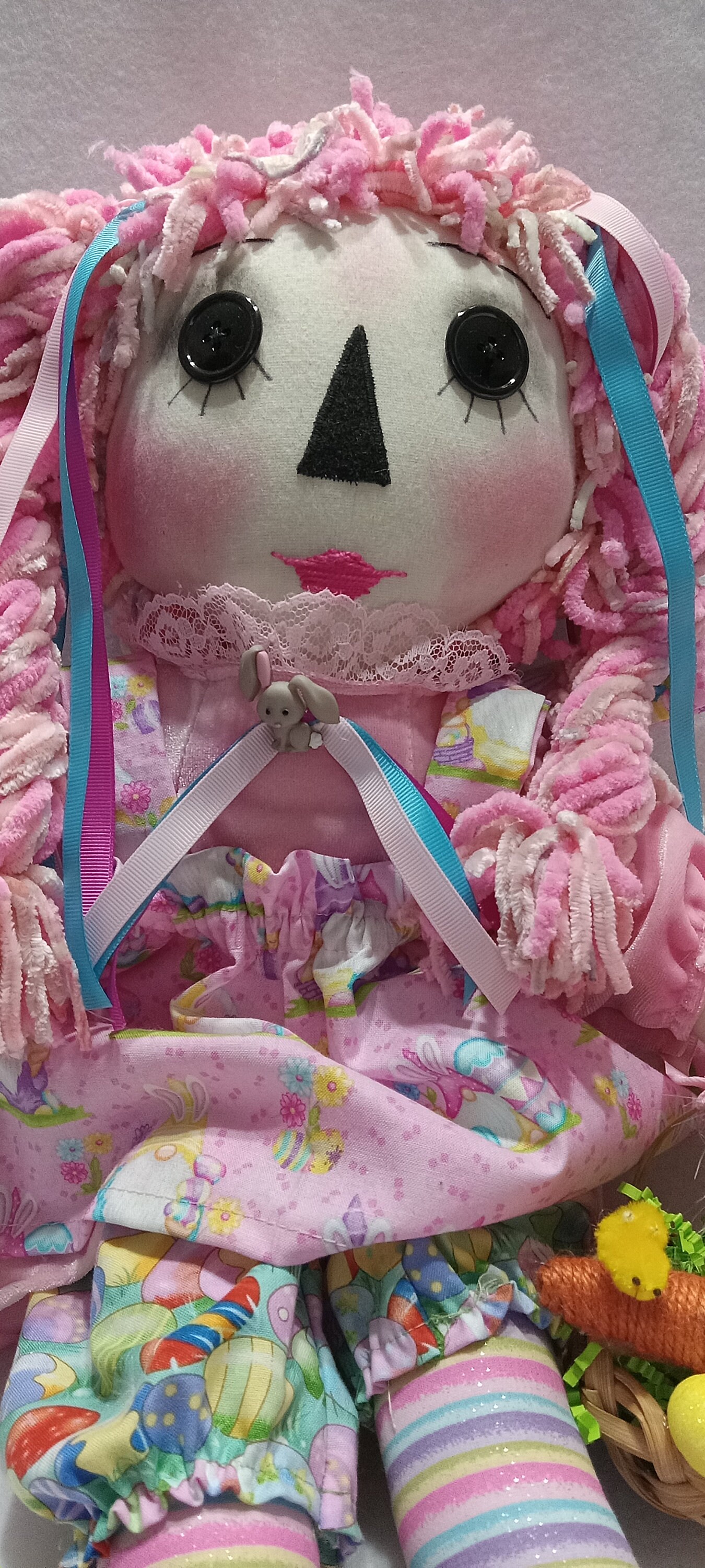 Whimsigoth Easter Rag Doll-handmade From the Tragedy Anne Collection. A ...