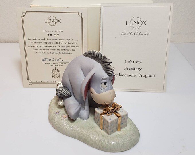 Vintage Lenox Disney Collection Winnie the Pooh Eeyore - Etsy