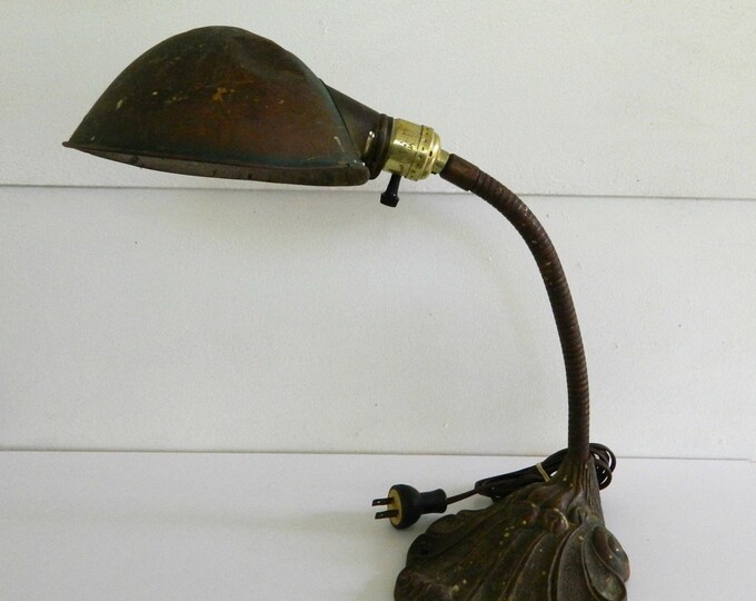 Retherford Gooseneck Lamp Art Deco - Etsy