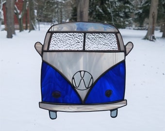 Stained Glass Vw Bus | Etsy
