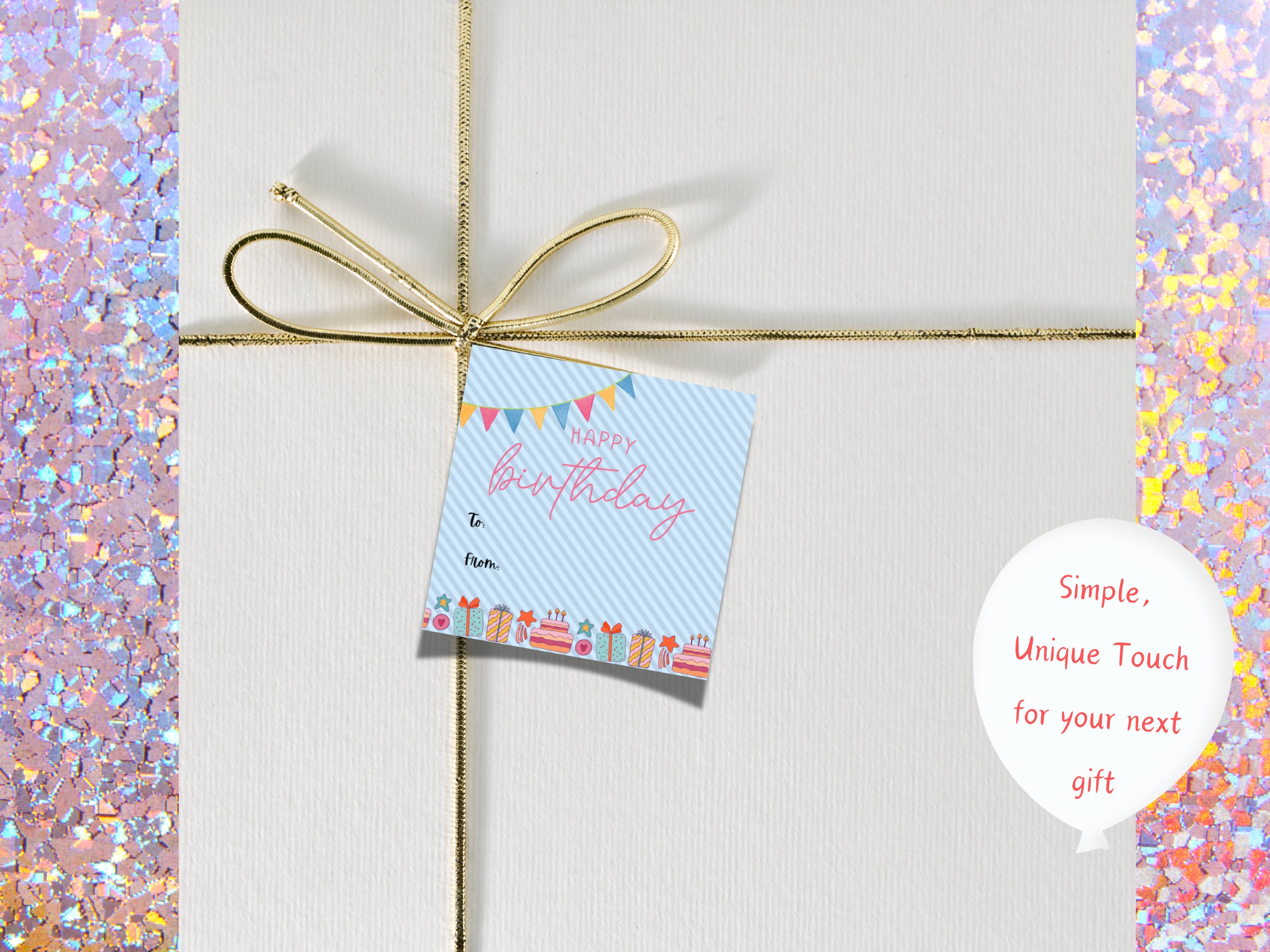 Happy Birthday Tags | Gift Tags | Downloadable | Printable | Birthday ...