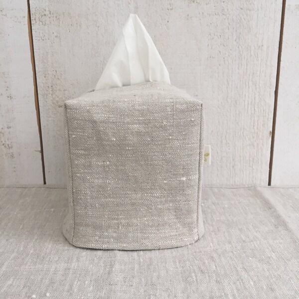 Linen Tissue Box Cover - Etsy