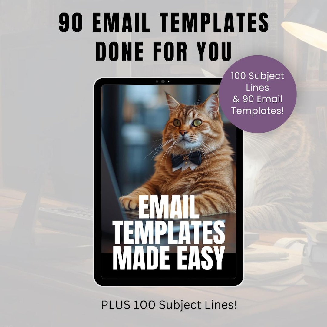 Email Marketing Templates | 90 Emails & 100 Subject Lines (PDF Download ...