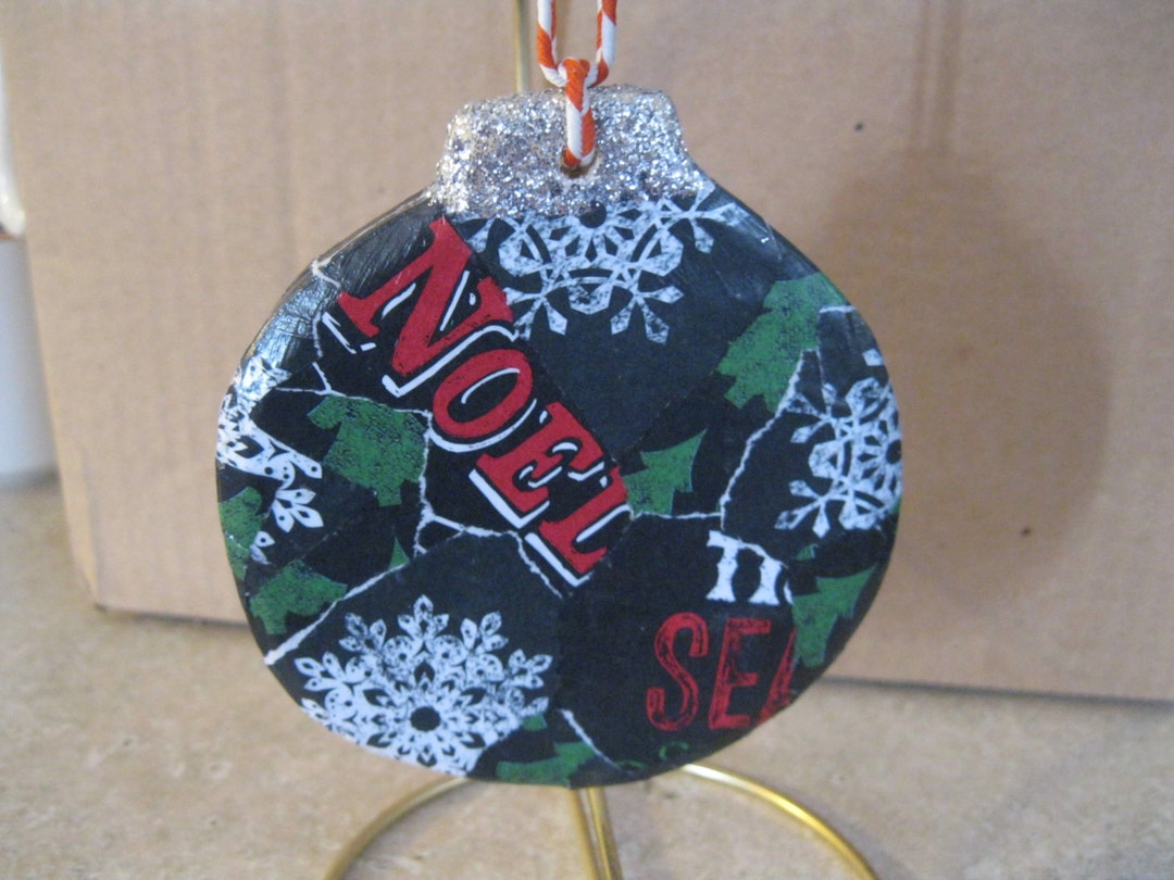 Noel is the Happiest Season of All Double Sided Decoupage Solid Wood ...