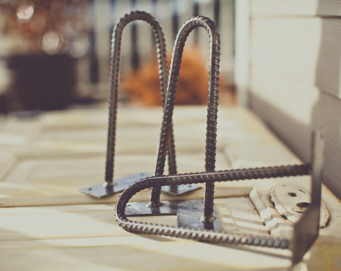 Solid 1 Round Rebar Coffee Table Leg Set of 2 coffee Table Legs, Metal ...