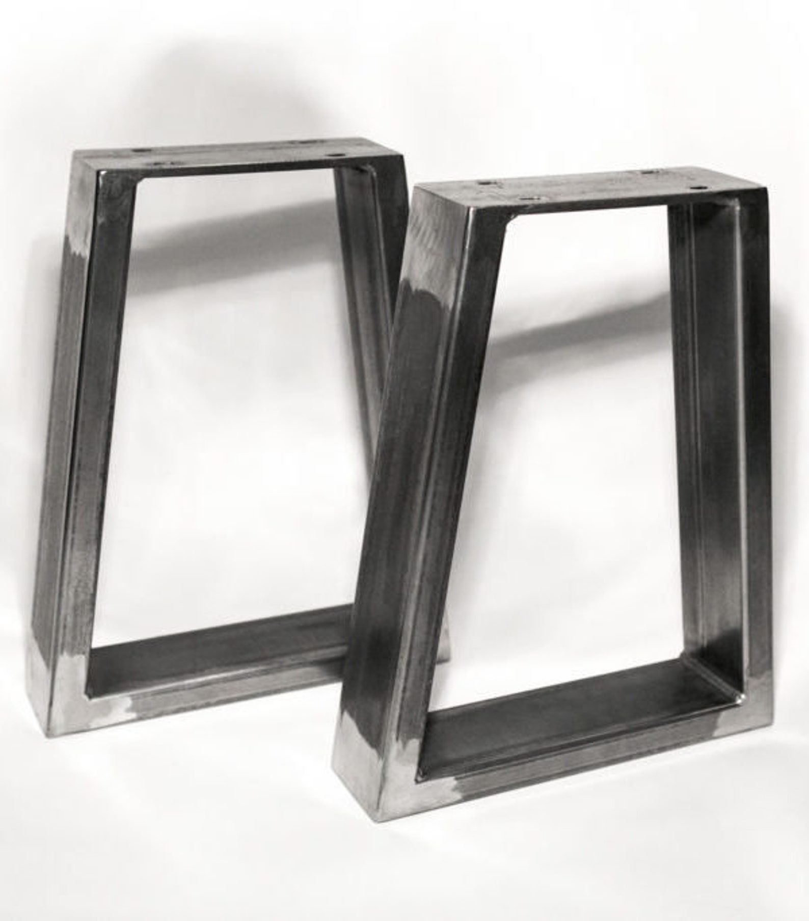 1x2 Heavy Duty Steel Bench Legs | Etsy