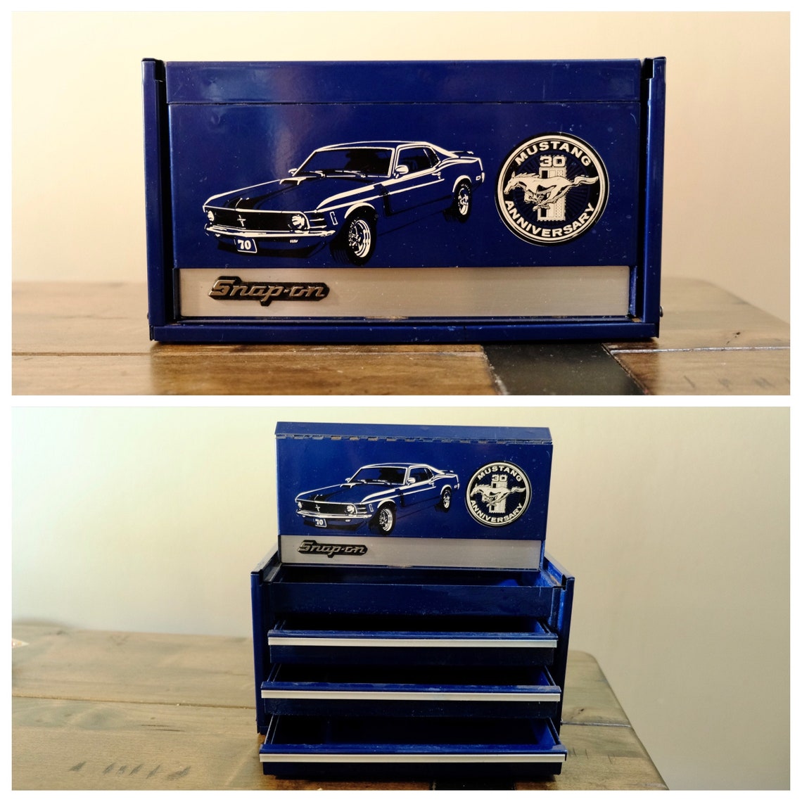 Rare Vintage 90s Mini Snap on Tool Box Ford Mustang 30th - Etsy