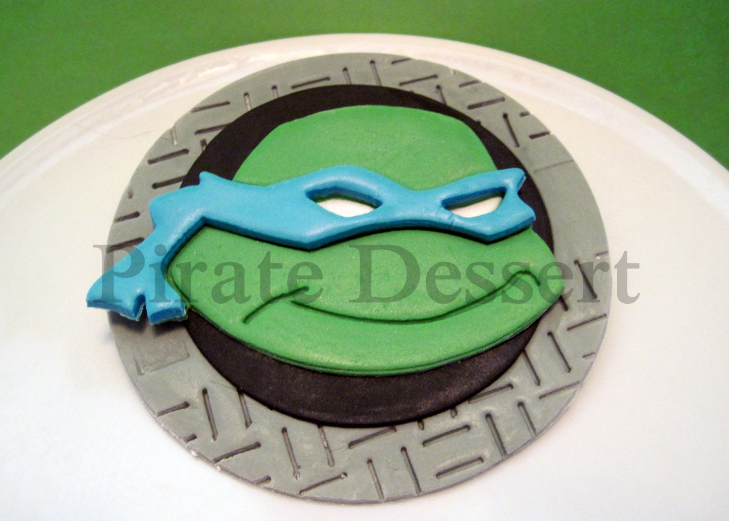 Ninja Turtle Face Cake
