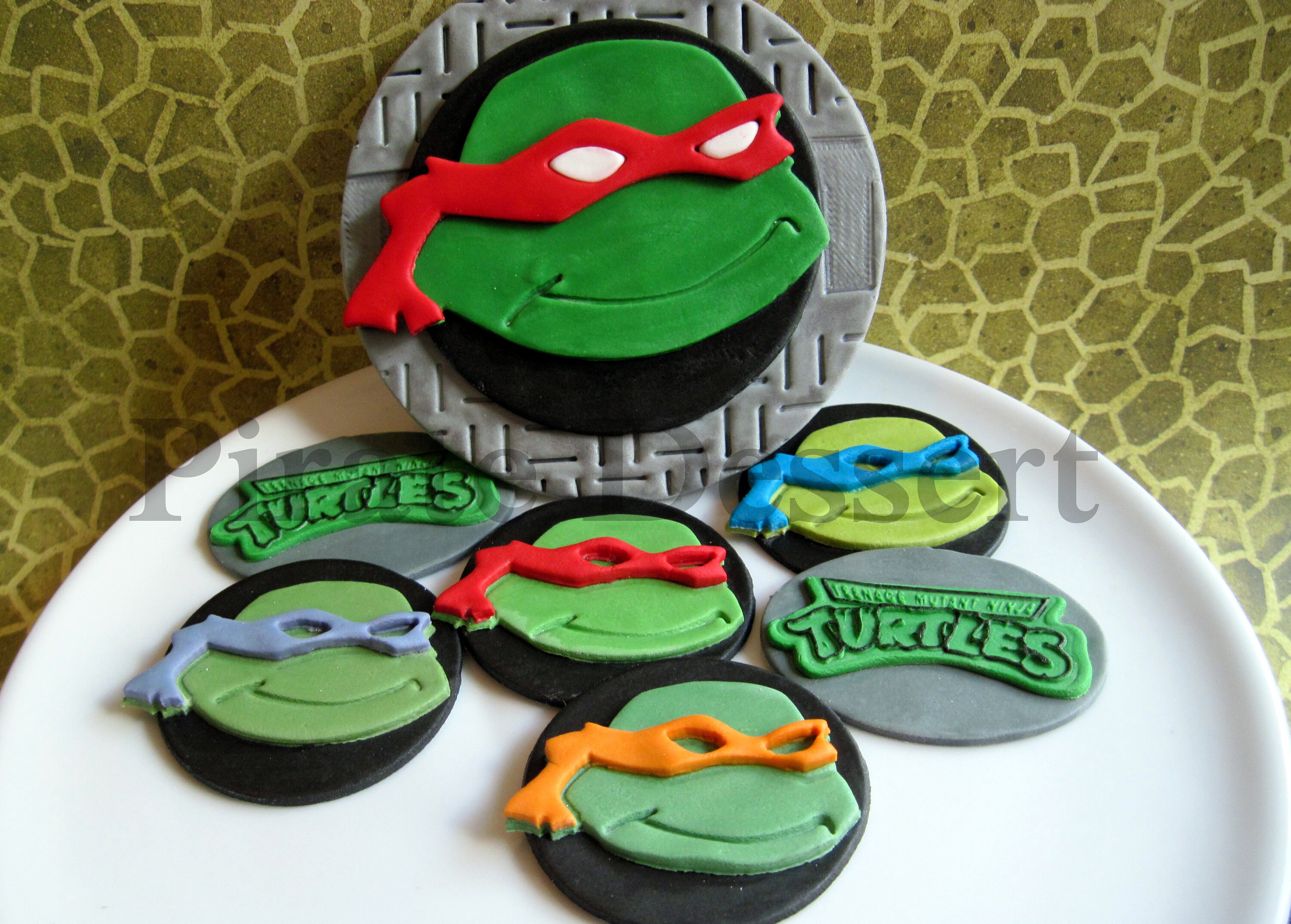 Craft Supplies & Tools Baking & Cake Decoration Comic Book Cake Fondant ...