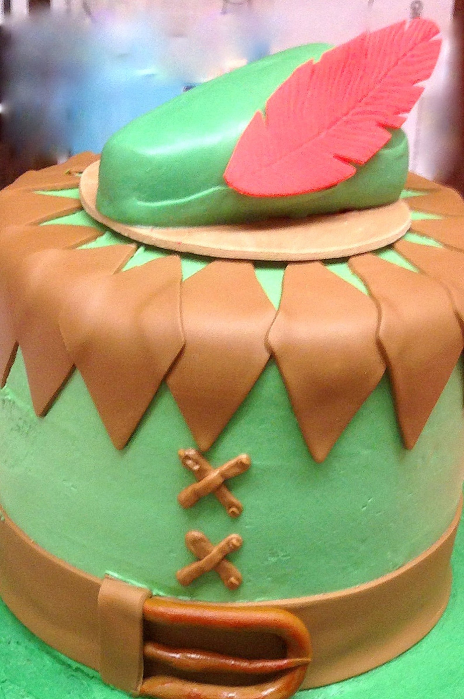 Edible PETER PAN Cake Topper Peter Pan Hat Fondant Cake Etsy Edible PETER PAN Cake Topper Peter Pan Hat Fondant Cake Etsy