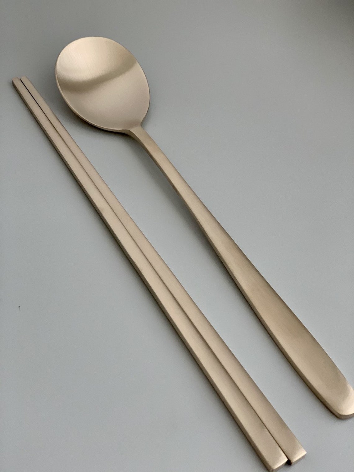 Cozymomdeco Korean Artisan Made Brassware YUGI Korean Spoon - Etsy