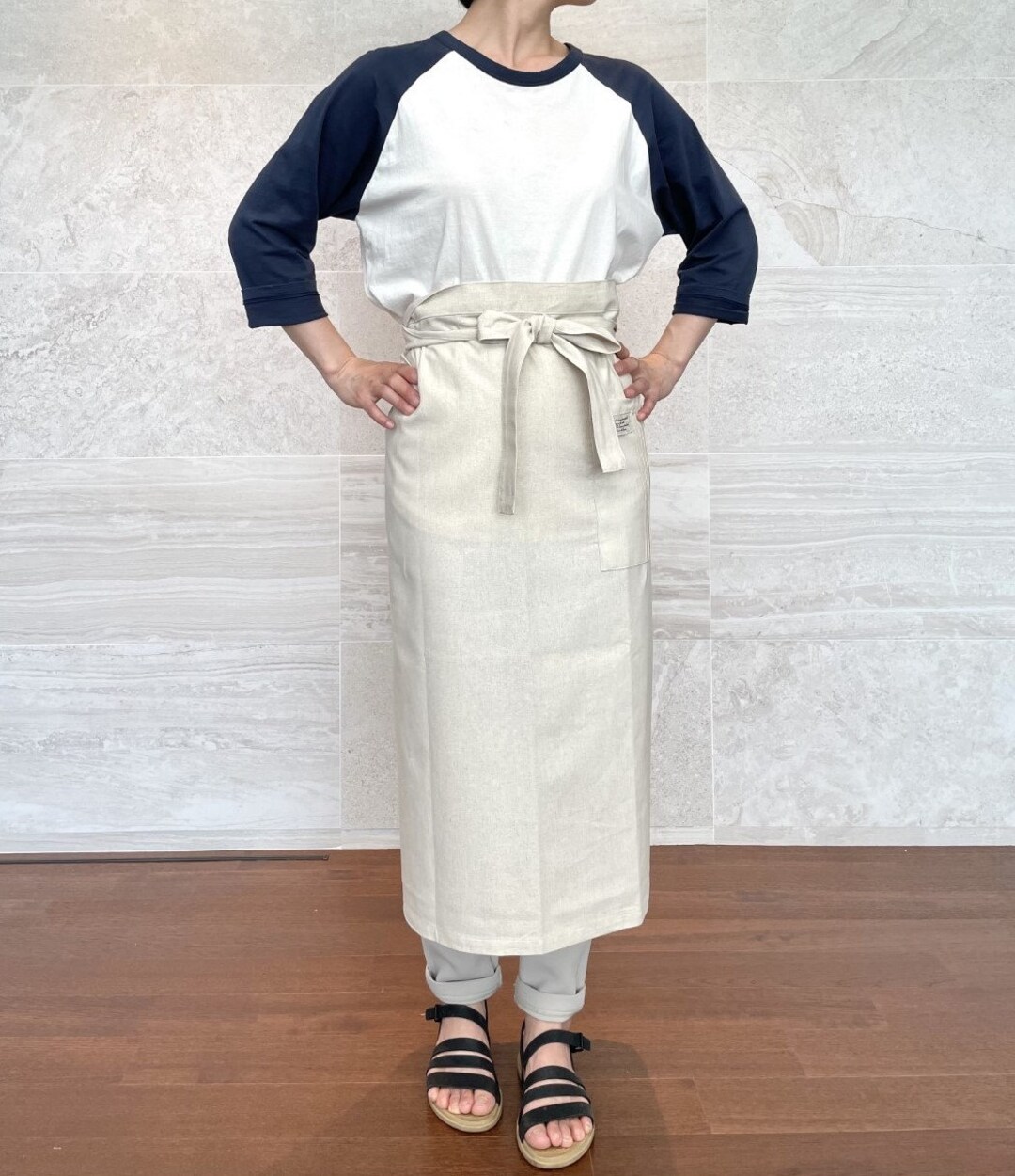 Cozymomdeco Half Apron Japanese Style Cross Front Smock - Etsy Canada