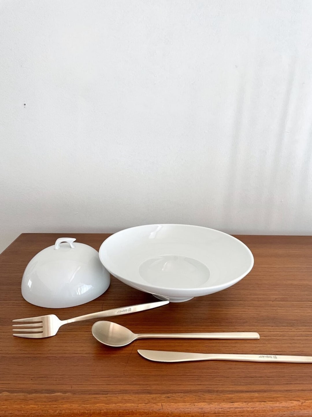 Korean Handcraft Ceramic Pasta Plate Lid & Korean Brassware YUGI ...