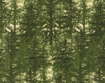 Pine tree fabric | Etsy