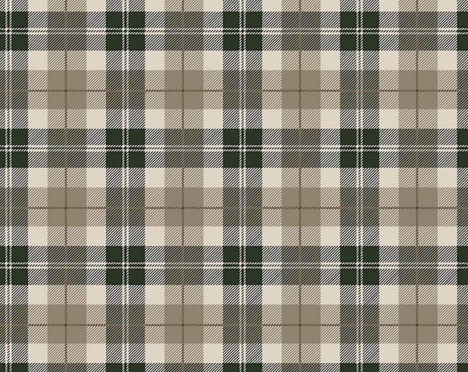 Flannel 'tartan Plaid Cream' by the Yard 100% Cotton by Riley Blake ...