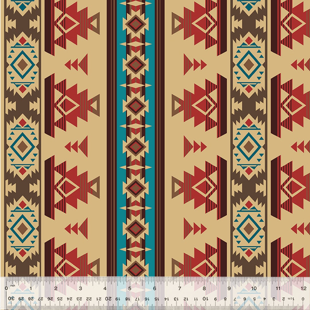 Spirit Trail Flannel heirloom Tan Flannel by the Yard 100% Cotton by ...