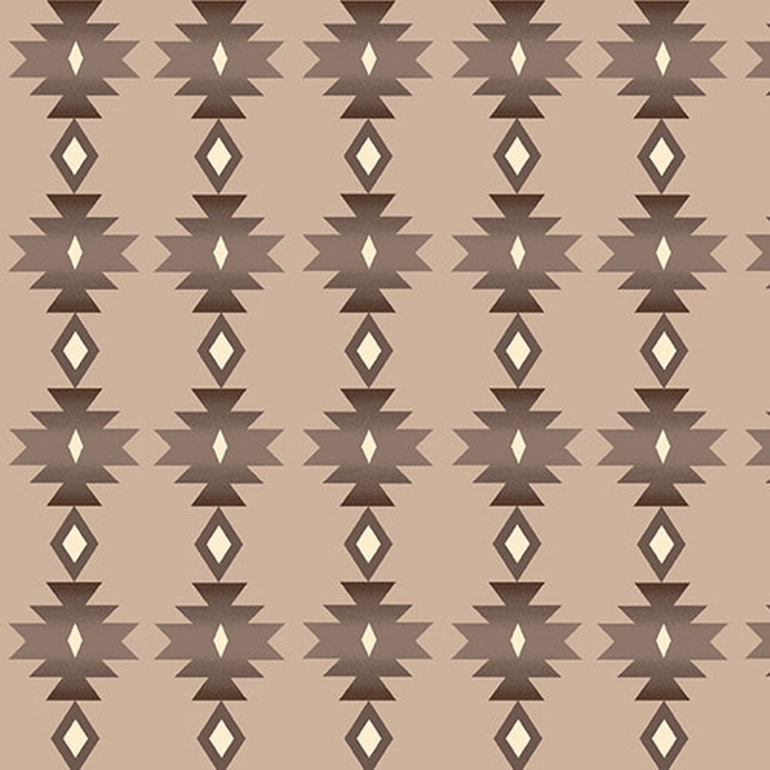 Flannel 'bumble Garden' Collection Taupe Geometric Pattern by the Yard ...