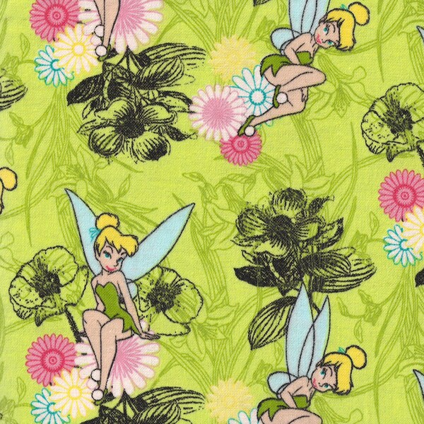 Tinkerbell Fabric - Etsy