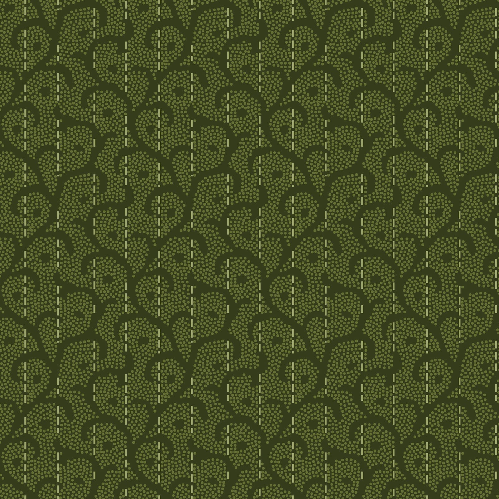 Flannel 'heritage Woolies Stitched Scroll' in Deep - Etsy