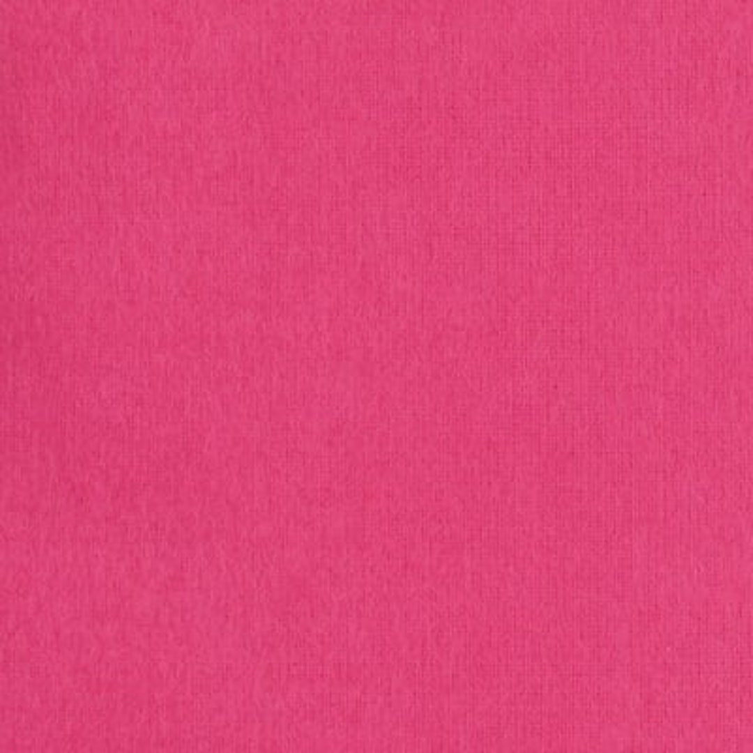 Flannel Solid 'hot Pink' Fabric by the Yard and Half-yard 100% Cotton ...