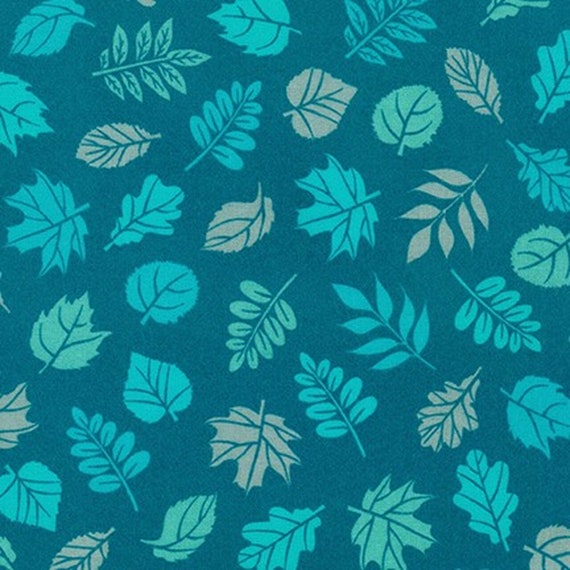 Flannel 'cozy Outdoors' Floating Leaves in Breeze - Etsy
