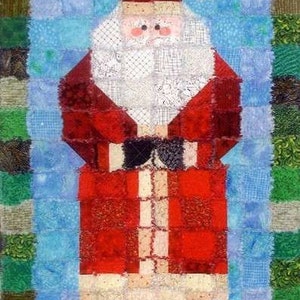 Saint Nick Rag Quilt Pattern by Karla Alexander in Two Sizes Wall ...