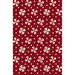 Flannel 'snowdays Peppermint' Peppermint Candies on Red by the Yard by ...