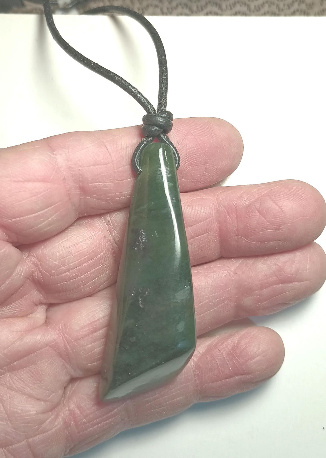 British Columbia Green Nephrite Jade Necklace. I Believe That the Jade ...