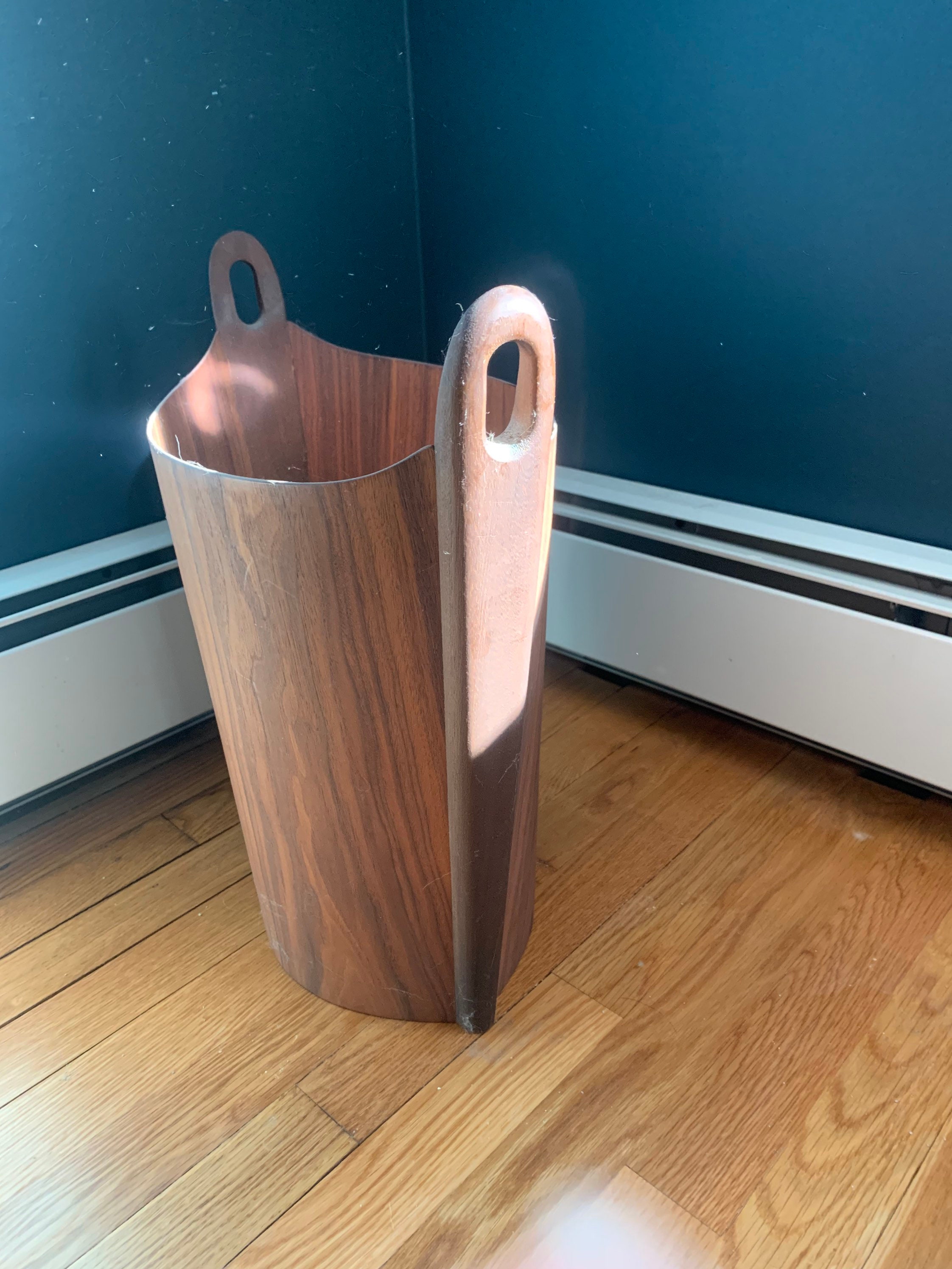 P.S. Heggen Rosewood Waste Basket Garbage Trash Can Mid-century - Etsy