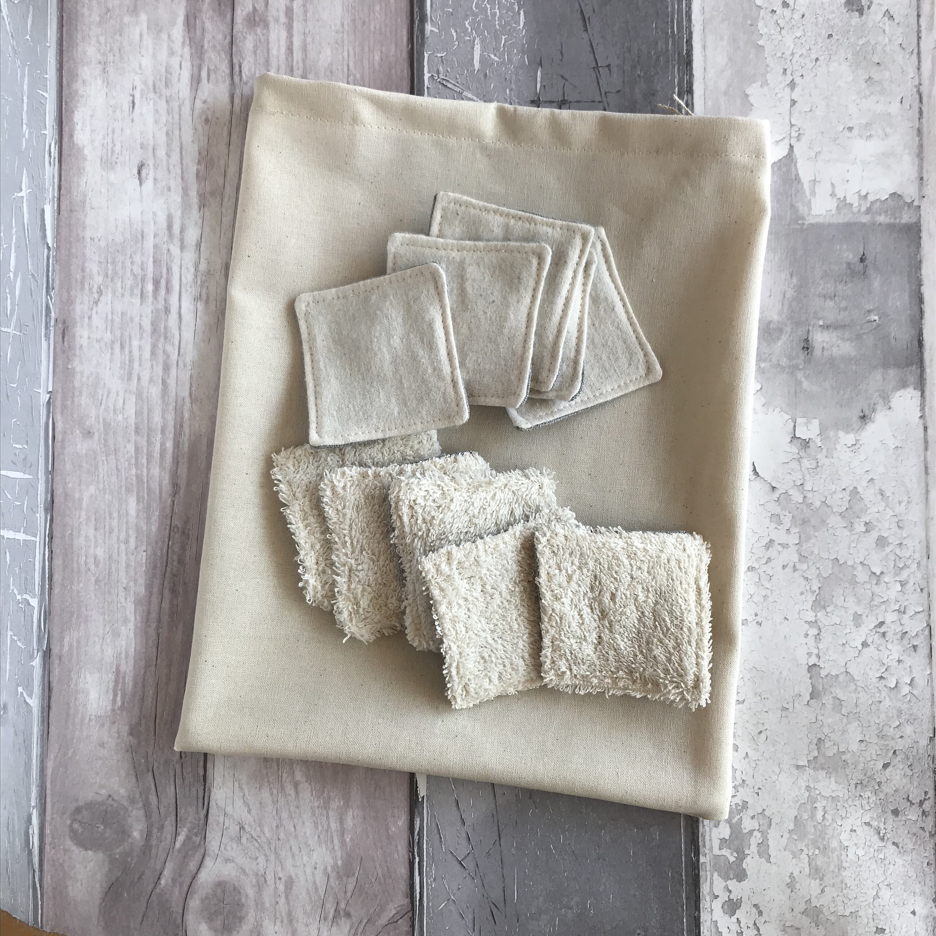 Mini Makeup Remover Pads Linen and Organic Cotton | Etsy