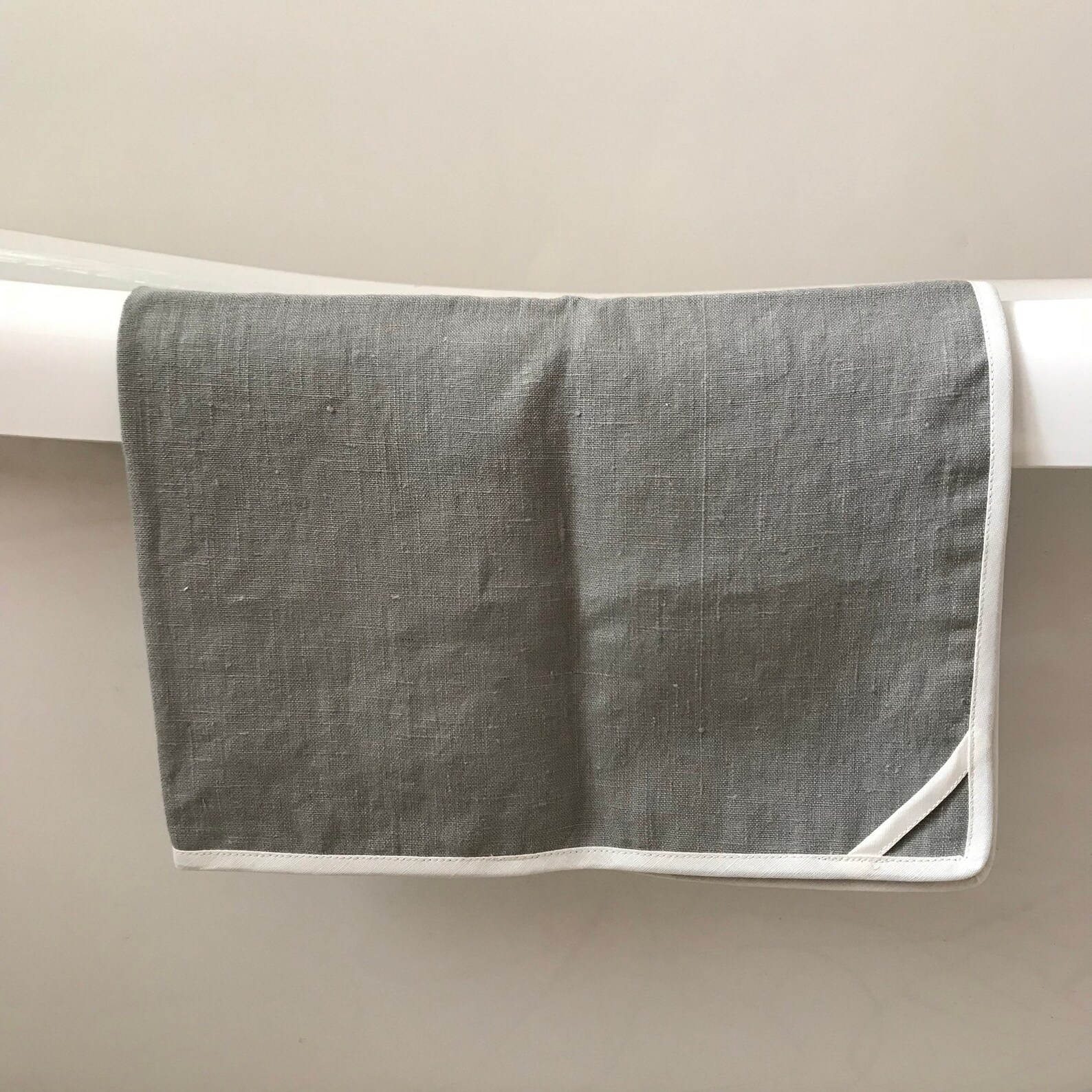 Natural Linen Hand Towel Wash Cloth and Hand Towel Set | Etsy