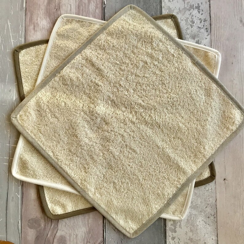 Luxury Organic Cotton Wash / Face Cloth Small | Etsy