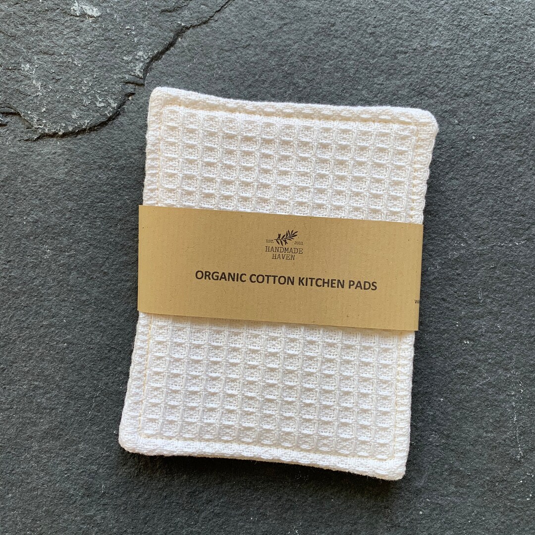 Kitchen Pads, Organic Cotton (plastic-free Sponge) - Etsy