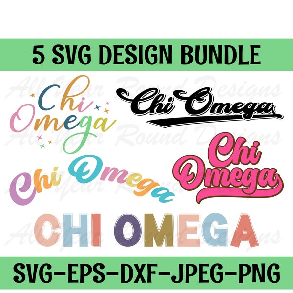 Alpha Chi Omega Svg File - Etsy