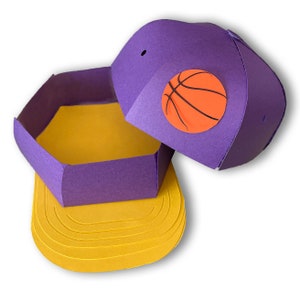 Baseball Hat Box SVG DXF Files Baseball Cap Gift Treat Box - Etsy UK