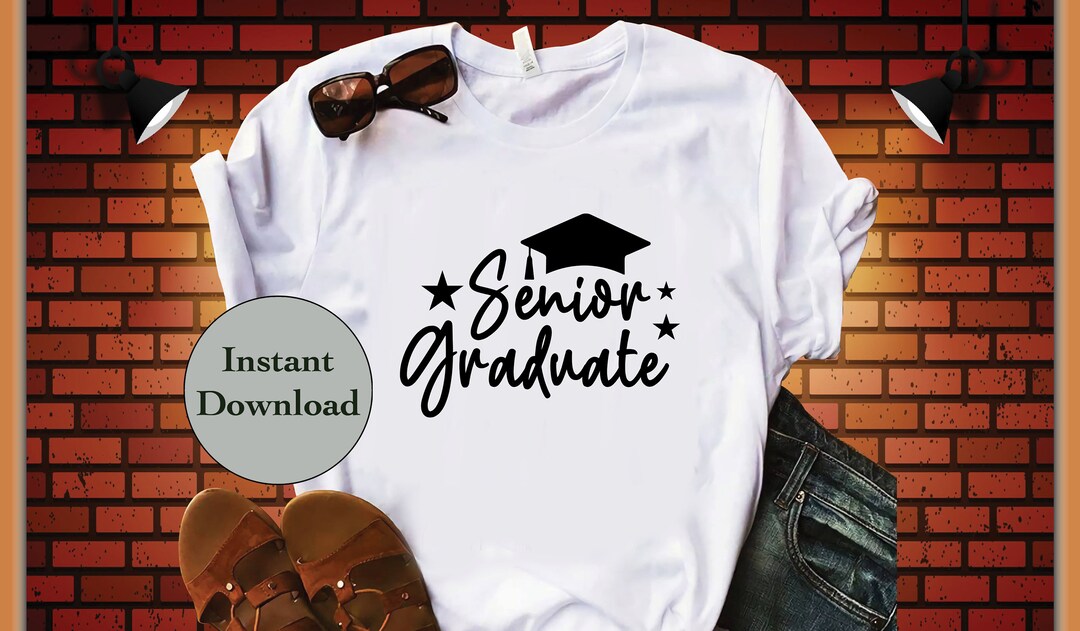 Graduation SVG PNG DXF Eps Jpg Design File Bundle, Senior Graduate Cut ...
