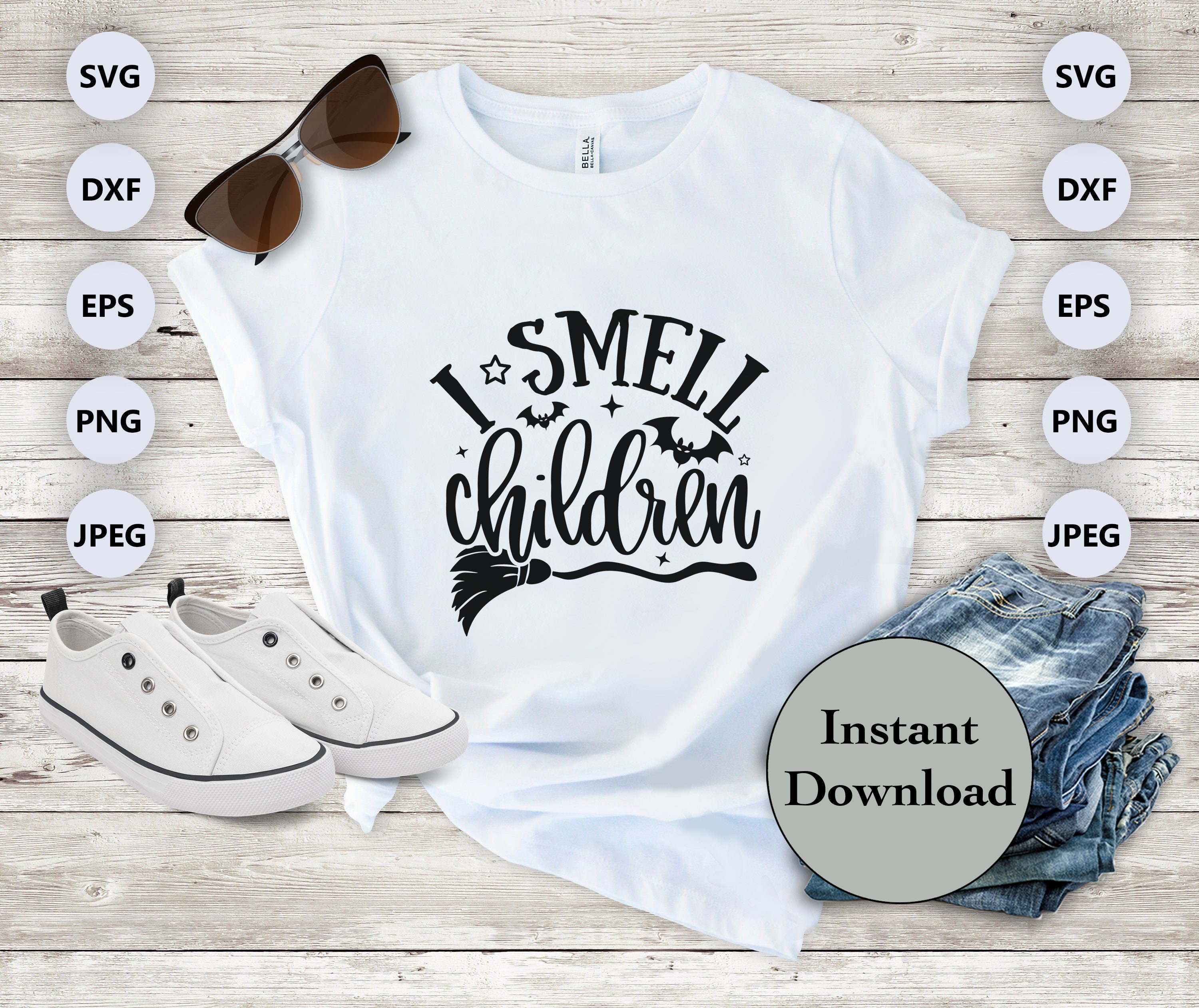 I Smell Children SVG PNG DXF Eps Jpg File Witch Halloween - Etsy