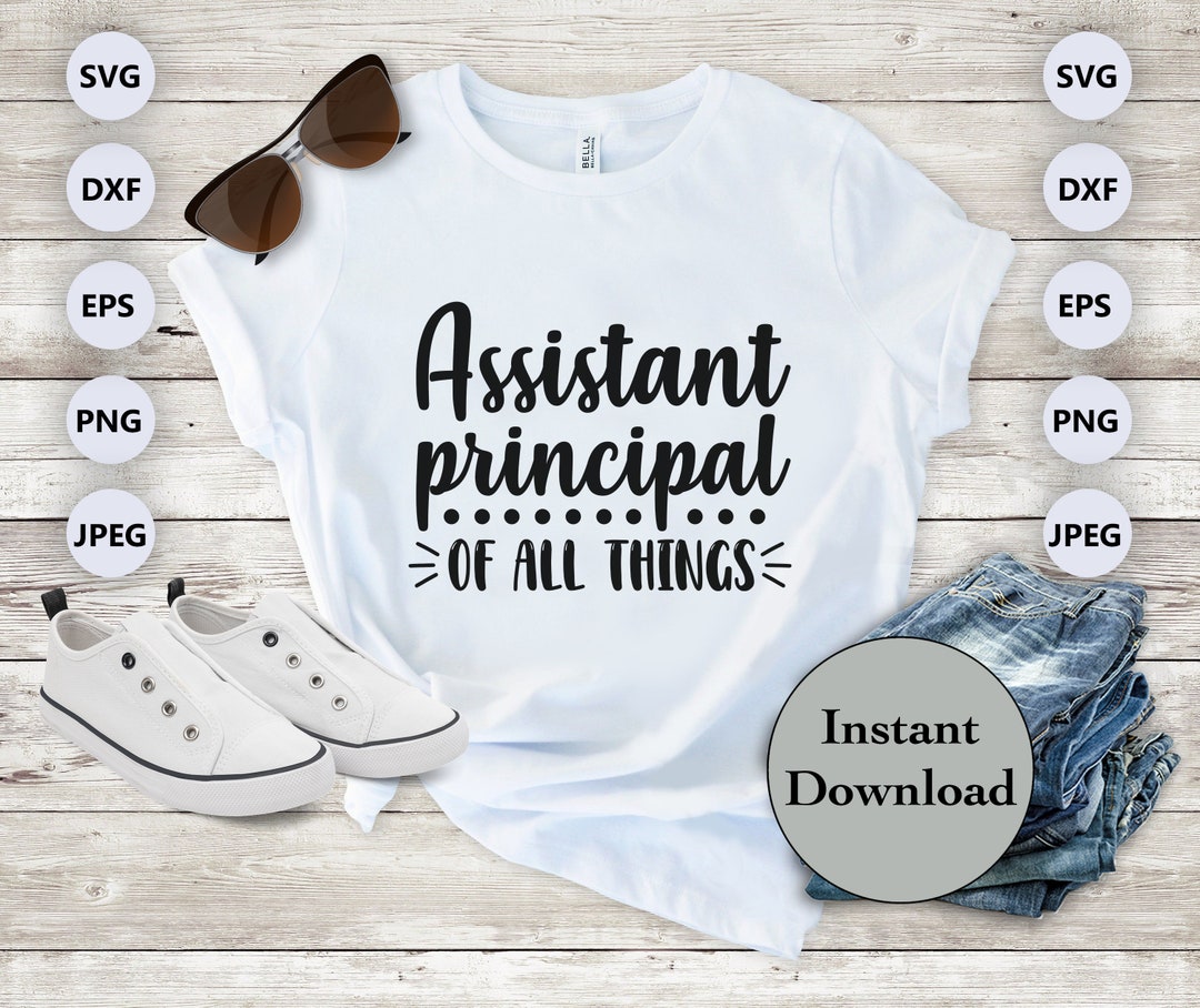 Assistant Principal SVG PNG DXF Eps Jpg File, Assistant Principal of ...