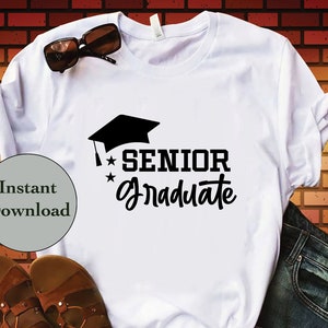 Graduation SVG PNG DXF Eps Jpg Design File Bundle, Senior Graduate Cut ...