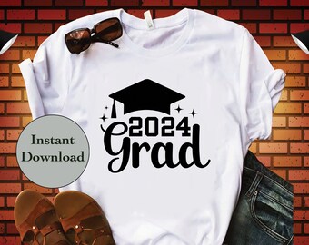 Graduation SVG PNG DXF Eps Jpg Design File Bundle, Class of 2024 Cut ...