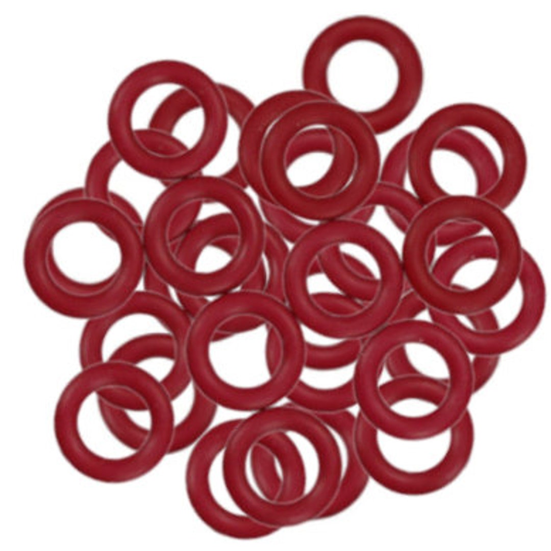 Oh Rings - Brick Red (10) - Available Sizes 12mm, 10mm and 7.5mm - Etsy