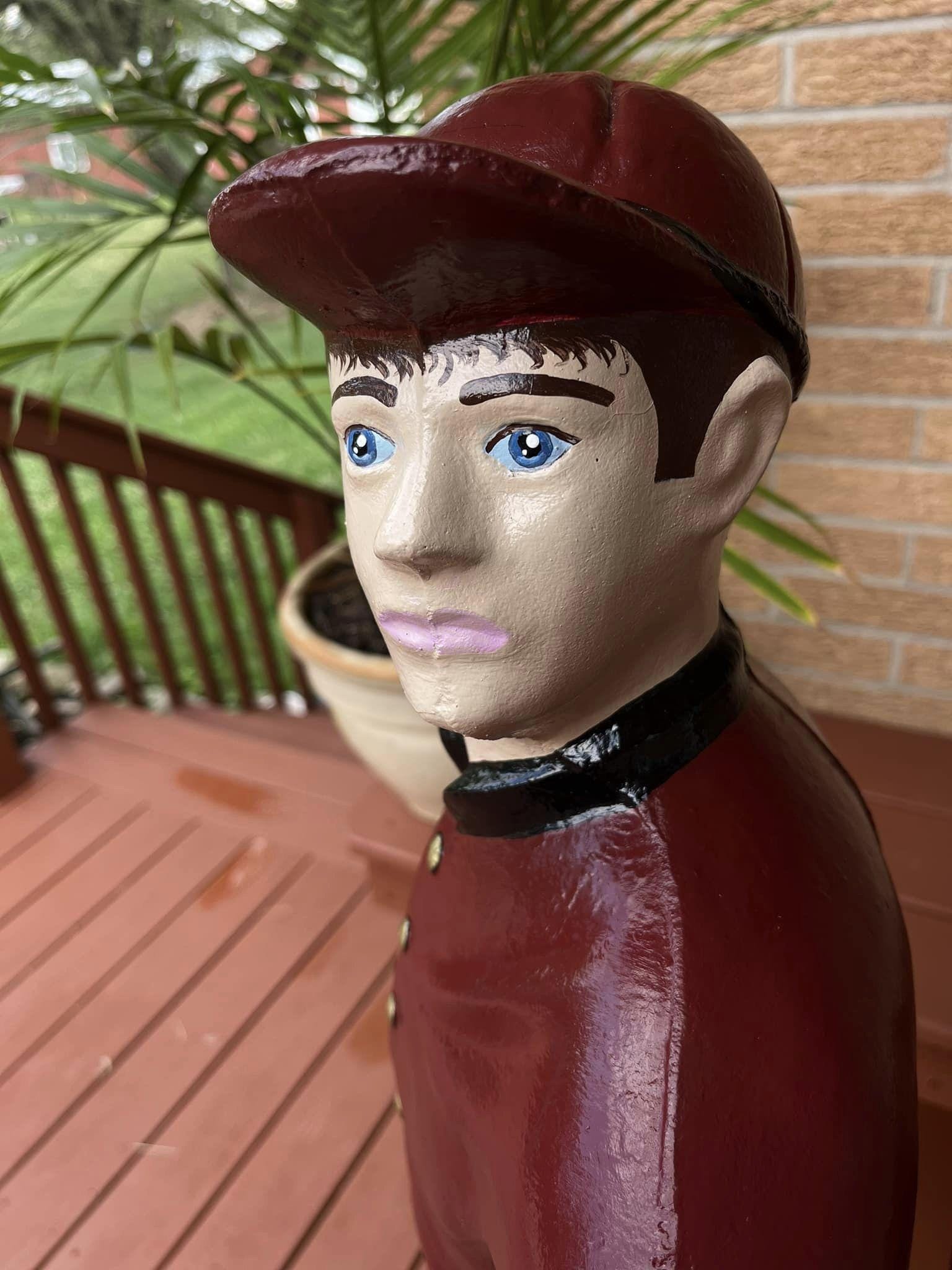 Lawn Jockey - Classic Barn Red - Etsy